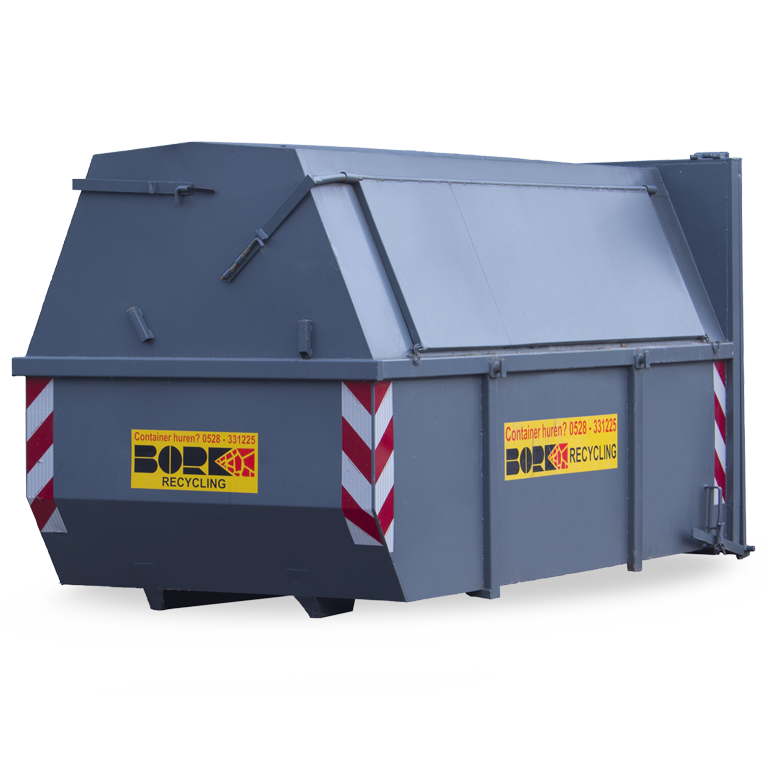 Afvalcontainer 9m³ gesloten Huren? Gesloten afvalcontainer bestellen?